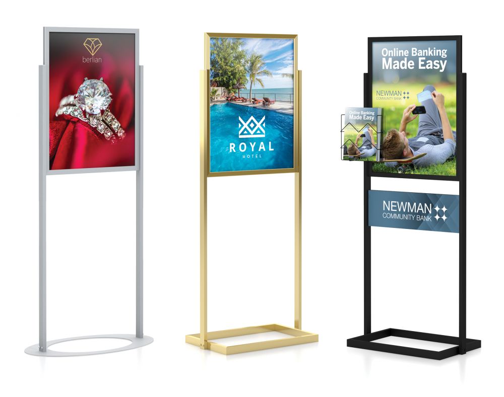 Caribbean Sign Supply | Rigid Graphic Stands